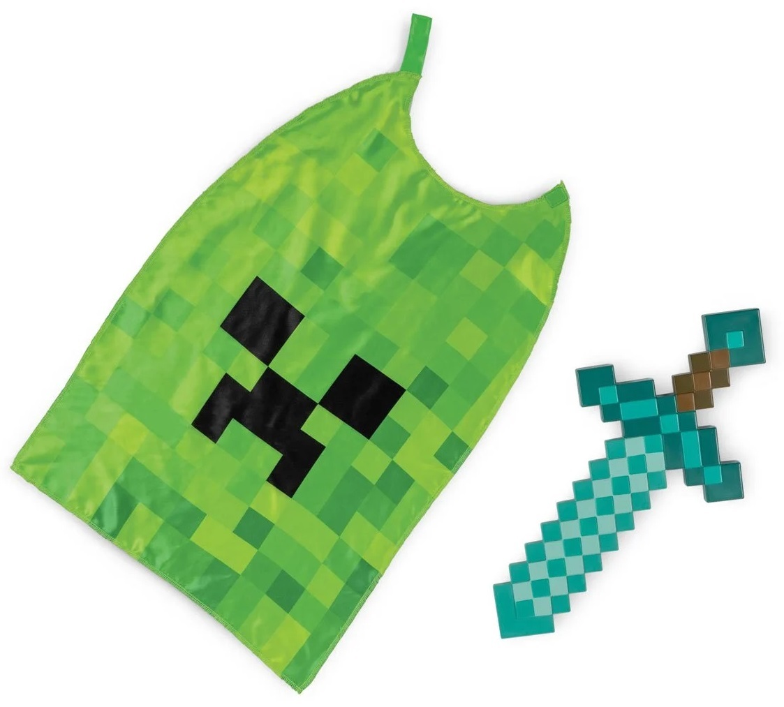 Buy Diamond Sword & Creeper Cape at Mighty Ape NZ