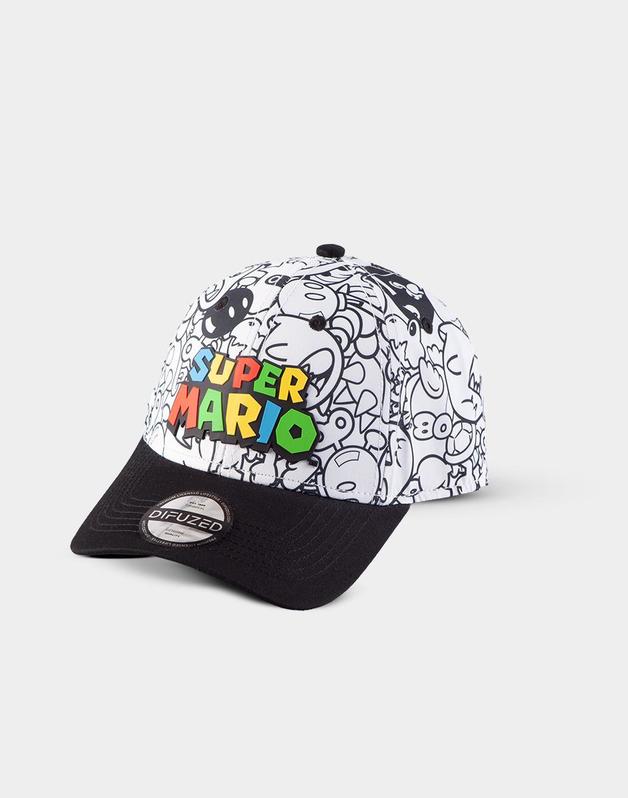 Super Mario AOP Adjustable Cap | Men's | at Mighty Ape NZ