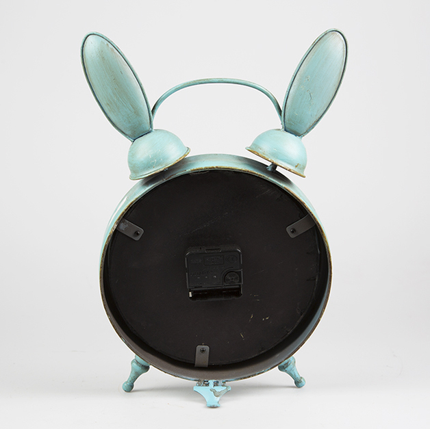 Boudoir Bunny Clock - Duck Egg Blue | at Mighty Ape NZ