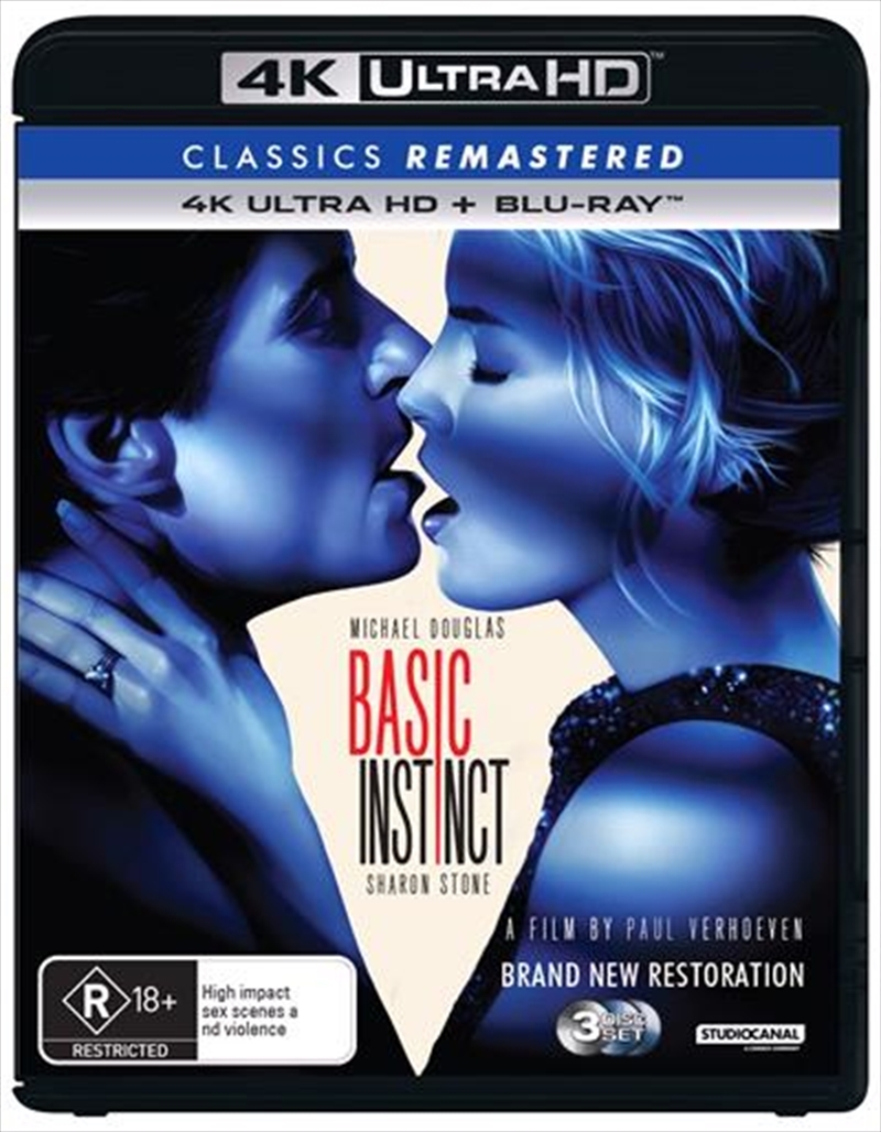 Classics Remastered: Basic Instinct (4K UHD + Blu-Ray) | UHD Blu-ray ...