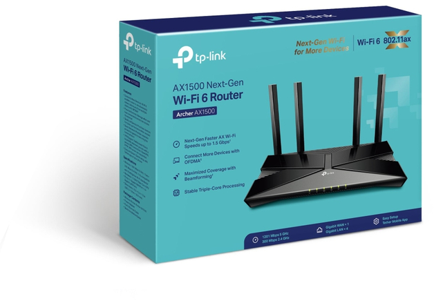 TP-Link Archer AX1500 Wi-Fi 6 Dual-Band Router | at Mighty Ape NZ