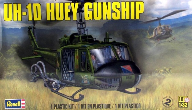 1/32 UH-1D Huey Gunship - Model Kit | at Mighty Ape NZ