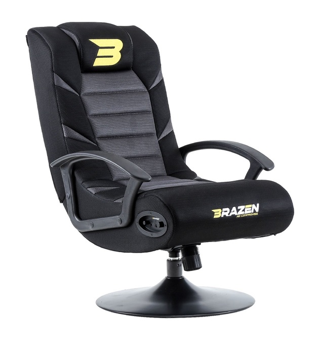 BraZen Pride 2.1 Bluetooth Surround Sound Gaming Chair (Grey) | | Buy ...