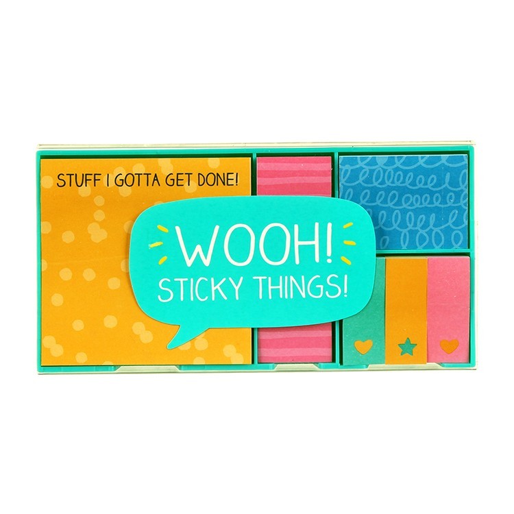 Buy Happy Jackson Sticky Note Set- Wooh! Sticky Things at Mighty Ape ...