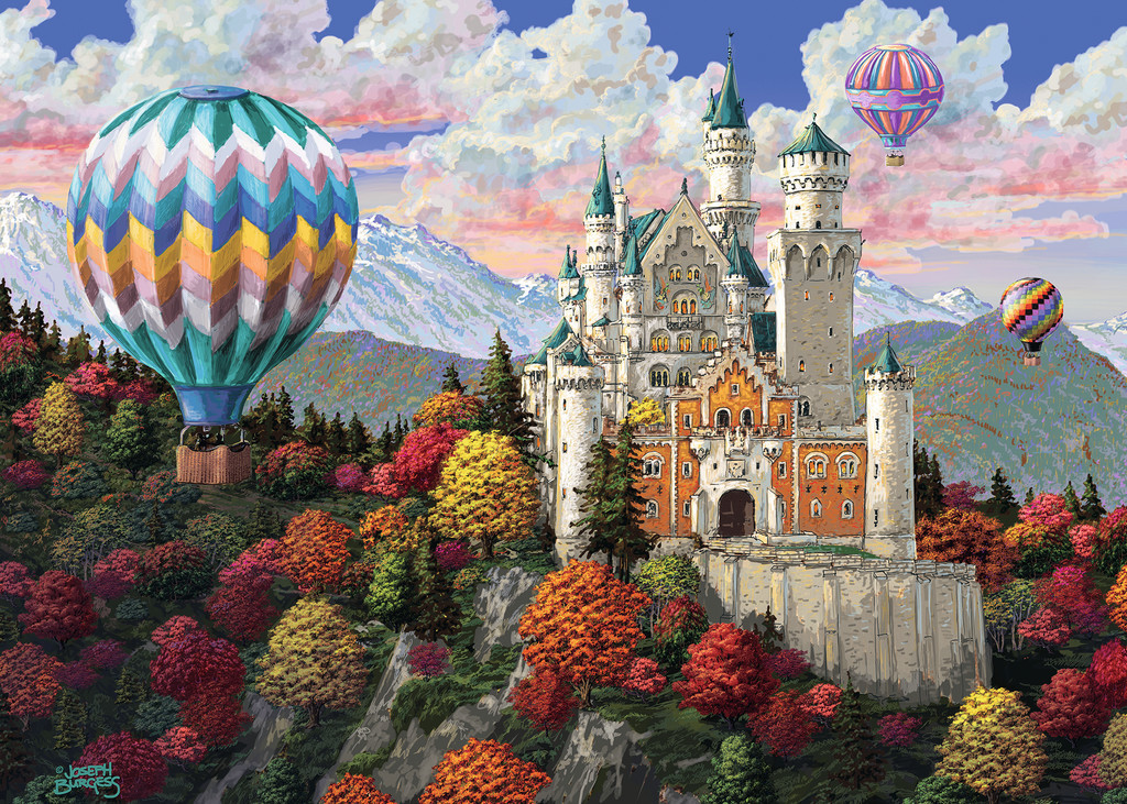 Ravensburger : Neuschwanstein Dreams Puzzle (1000 Pcs) | Board Game ...