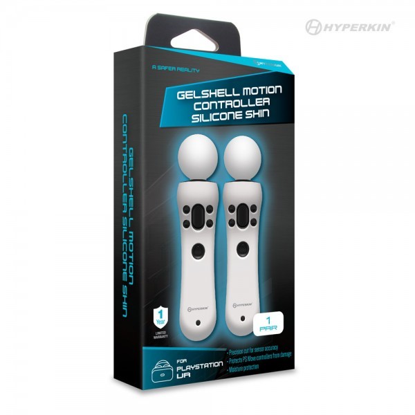 Hyperkin PSVR Gelshell Motion Controller Silicone Skin (White) | PS4 ...