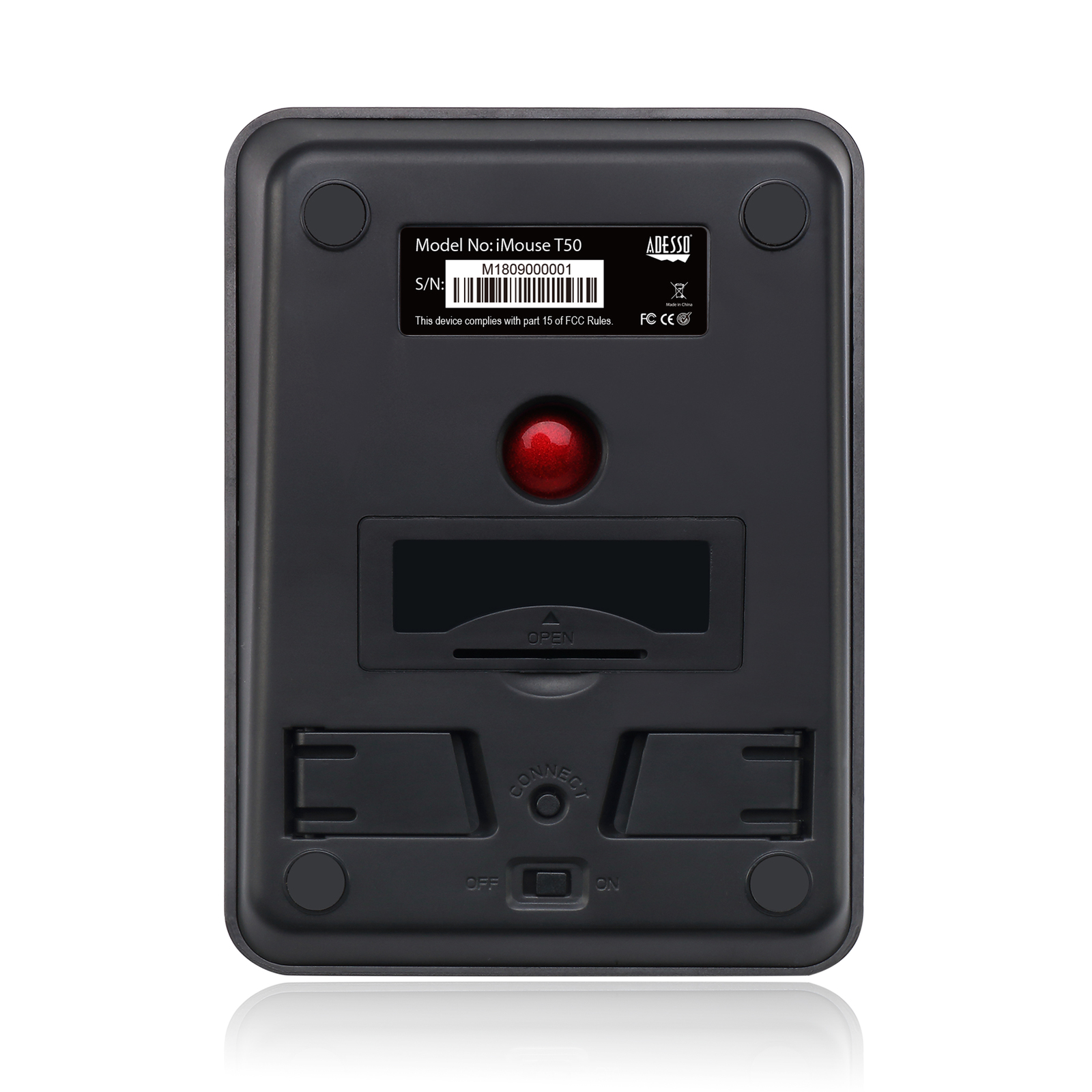 Adesso: iMouse T50 – Wireless Programmable Ergonomic Trackball Mouse ...