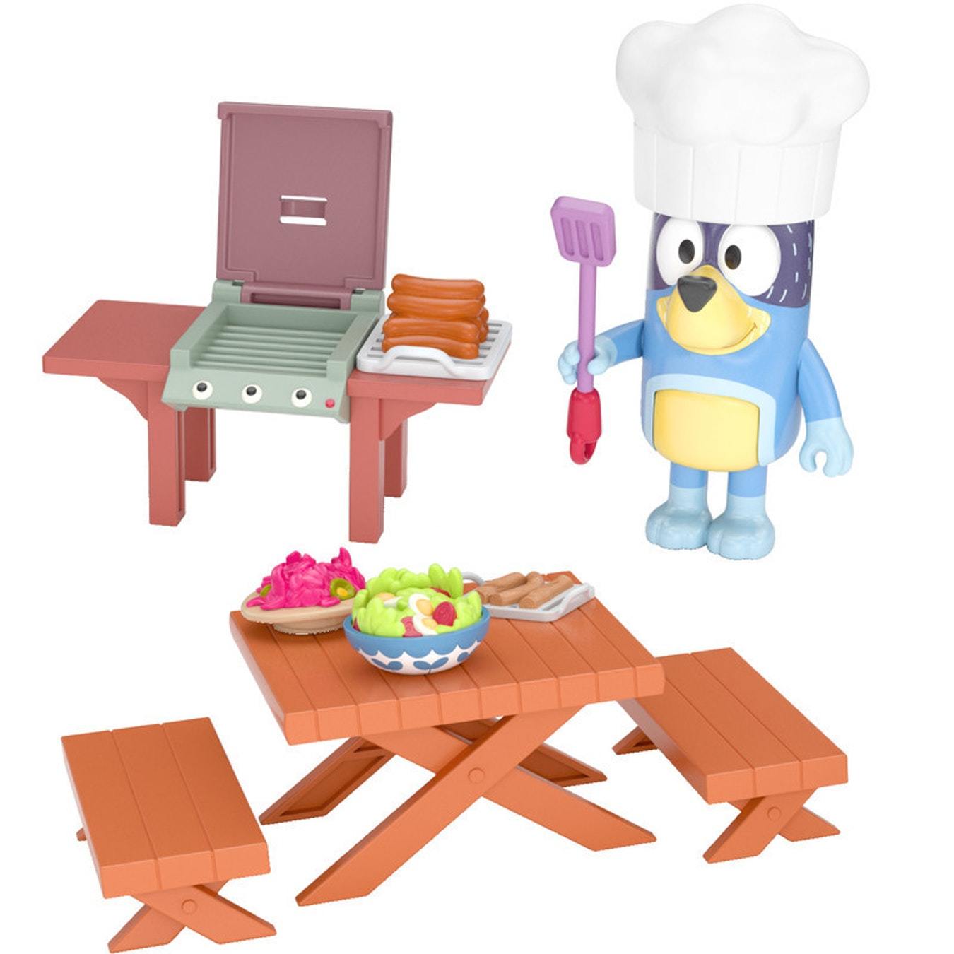 Buy Bluey and Friends - Backyard BBQ Playset at Mighty Ape Australia