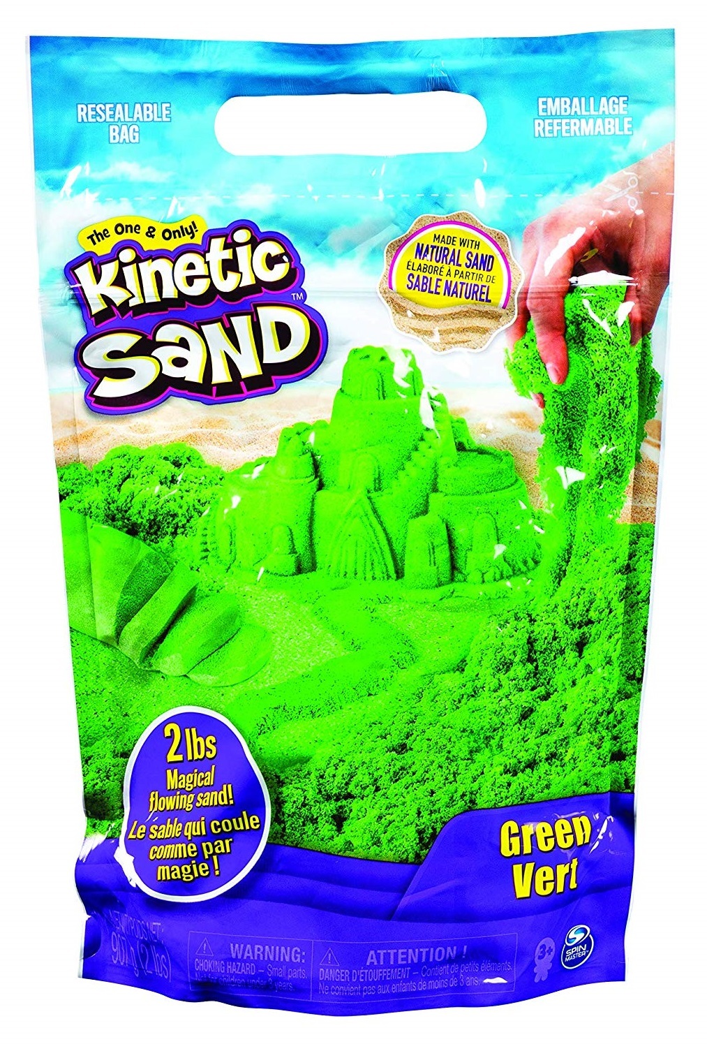 Buy Kinetic Sand - Green at Mighty Ape NZ