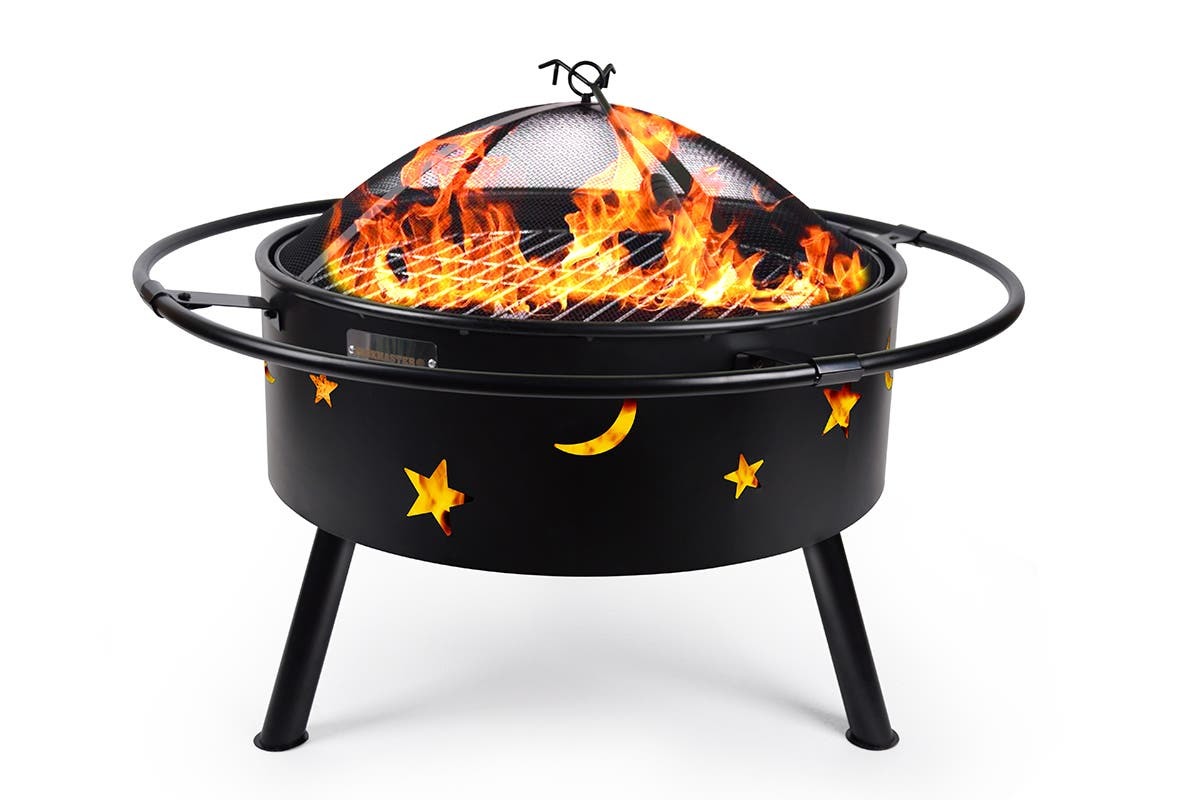 Buy Cookmaster 2-in-1 Outdoor Steel Fire Pit Bowl BBQ Grill at Mighty ...