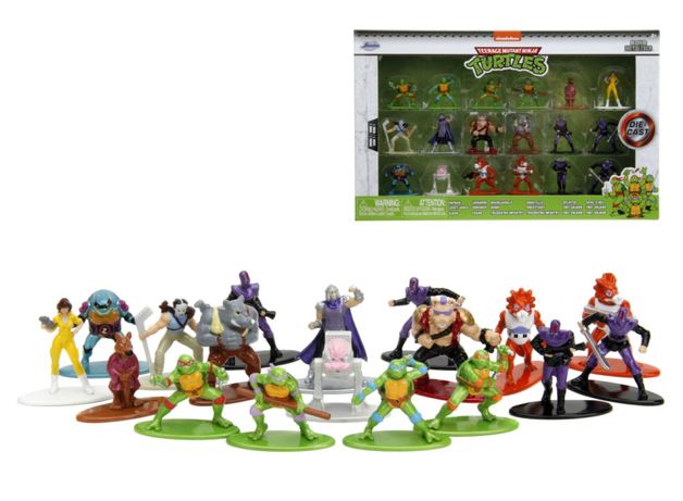 Teenage Mutant Ninja Turtles (TV'87) - Nano Metalfigs 18-Pack Wave 01 ...