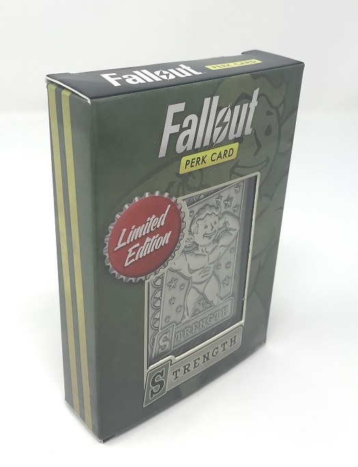 Fallout: Replica Perk Card - Strength | at Mighty Ape NZ