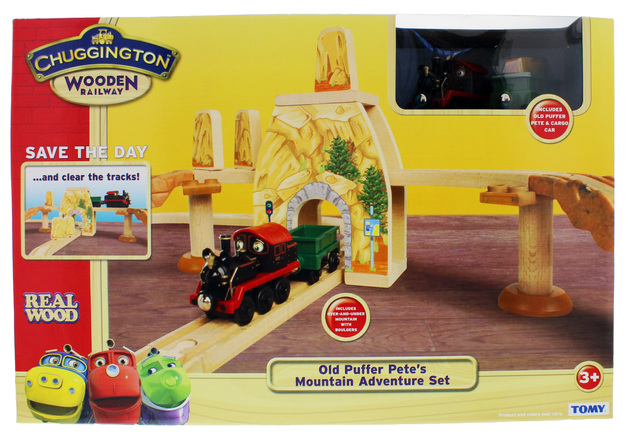 Buy Chuggington Wooden Railway - Old Puffer Pete's Set at Mighty Ape NZ