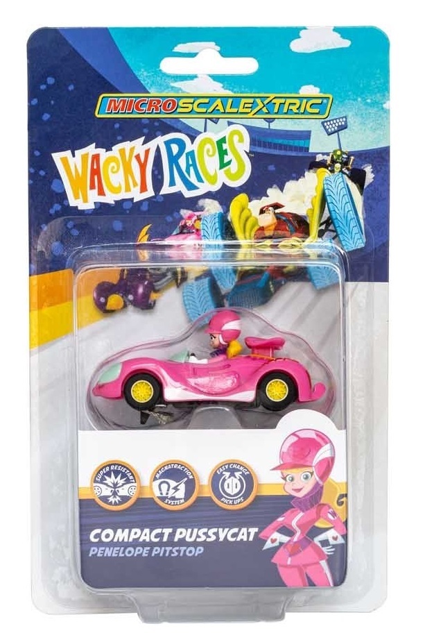 Wacky Races (Penelope Pitstop) - Micro Slot Car | at Mighty Ape NZ