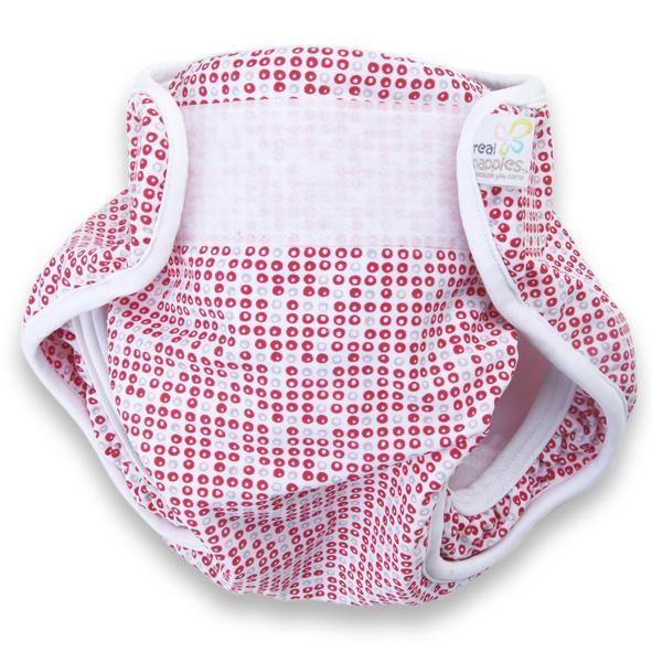 Buy Real Nappies Splash Wrap Red - Medium (6-9kg) at Mighty Ape NZ