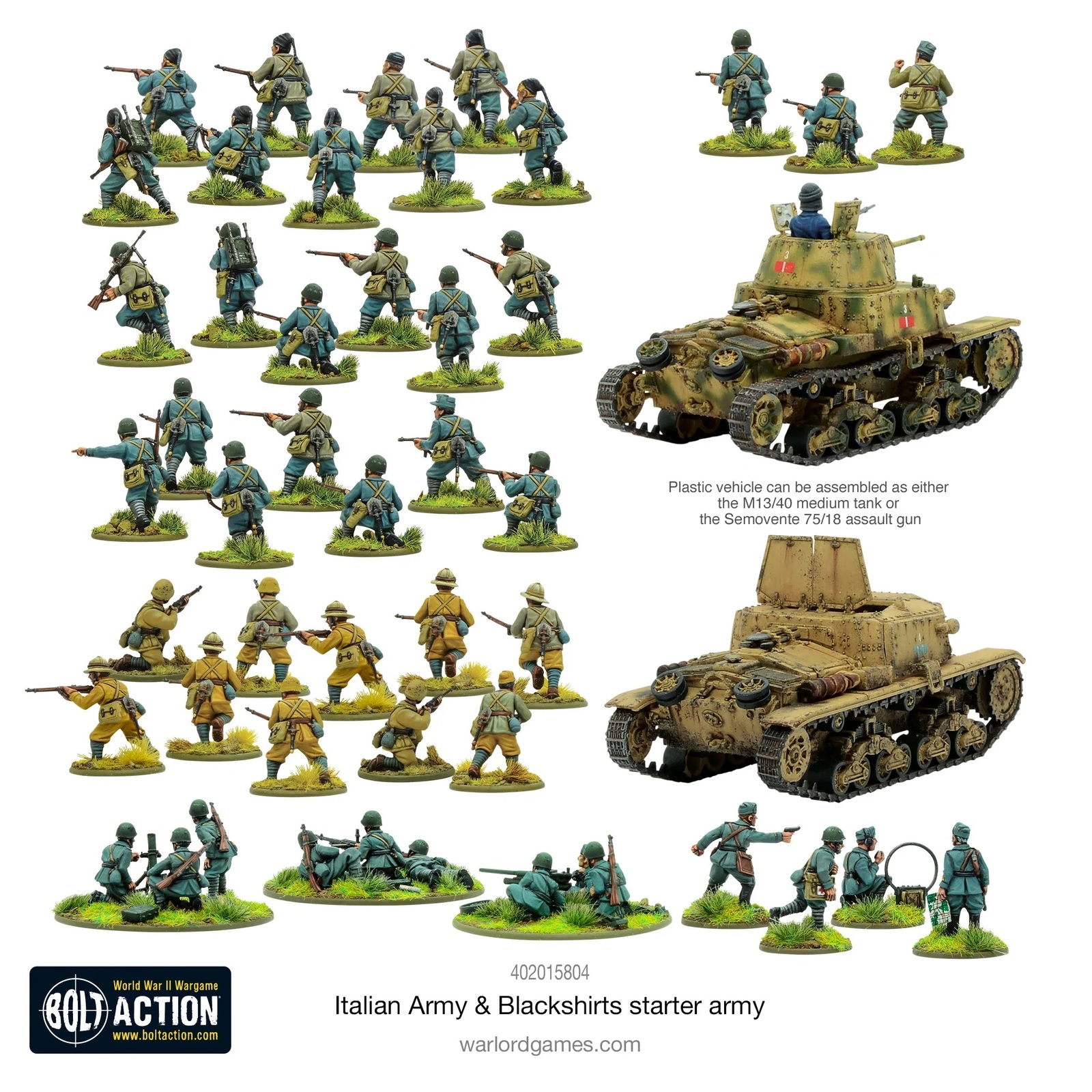 Bolt Action: Italian Army & Blackshirts Starter Army | at Mighty Ape NZ