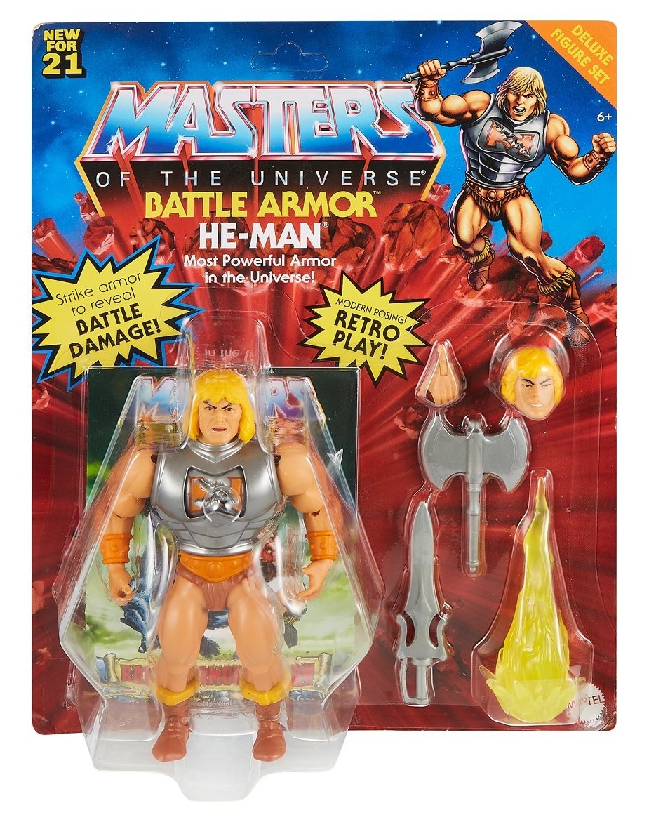 Masters of the Universe: Origins - Battle Armor He-Man Action Figure ...