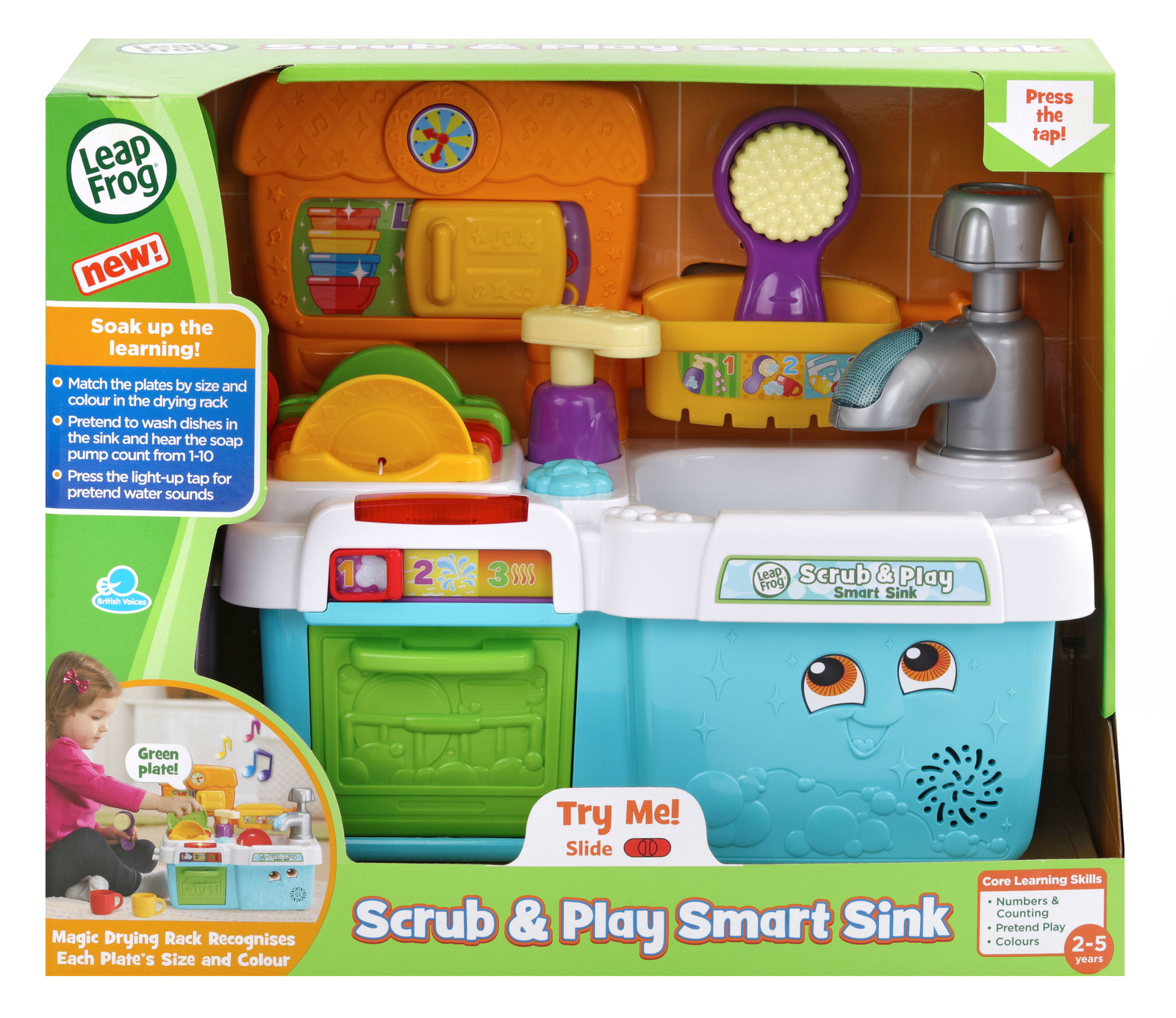 Buy Leapfrog: Scrub & Play - Smart Sink at Mighty Ape NZ