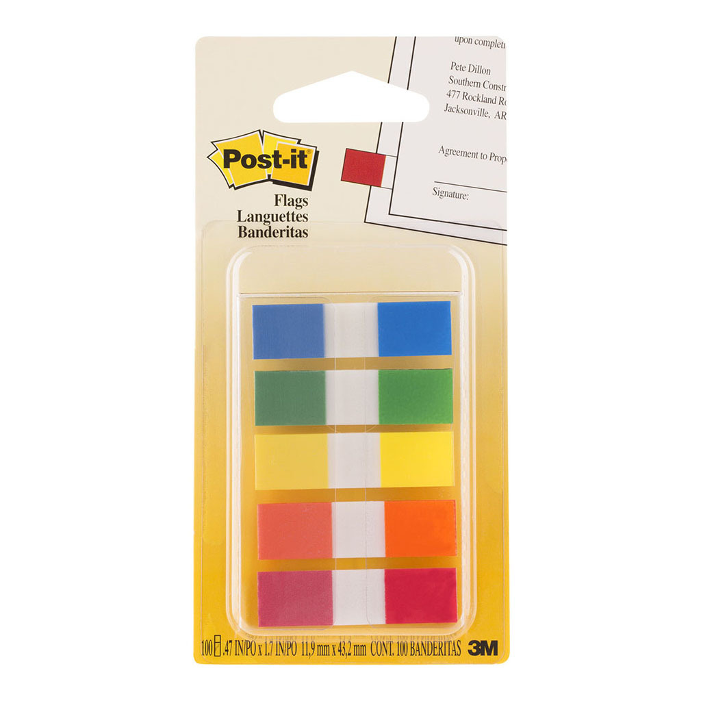Buy Post-it: Flags 683-5CF Mini Assorted Portable at Mighty Ape NZ