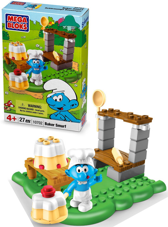 Mega Bloks Smurfs Buildable Starter Set - Baker Smurf Images at Mighty ...