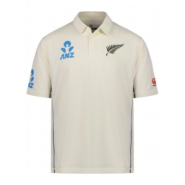 Buy Blackcaps: Men's Replica Test Shirt - XL (Cream) at Mighty Ape NZ