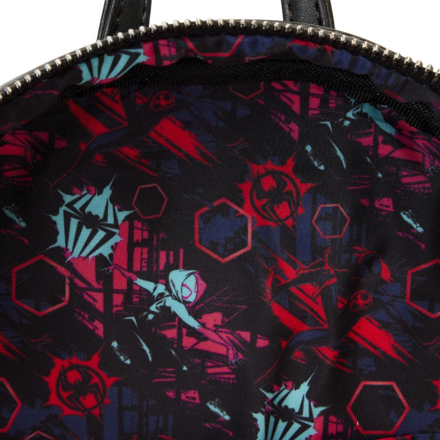 Loungefly: Spider-Man Across the Spider-Verse Lenticular Mini Backpack ...