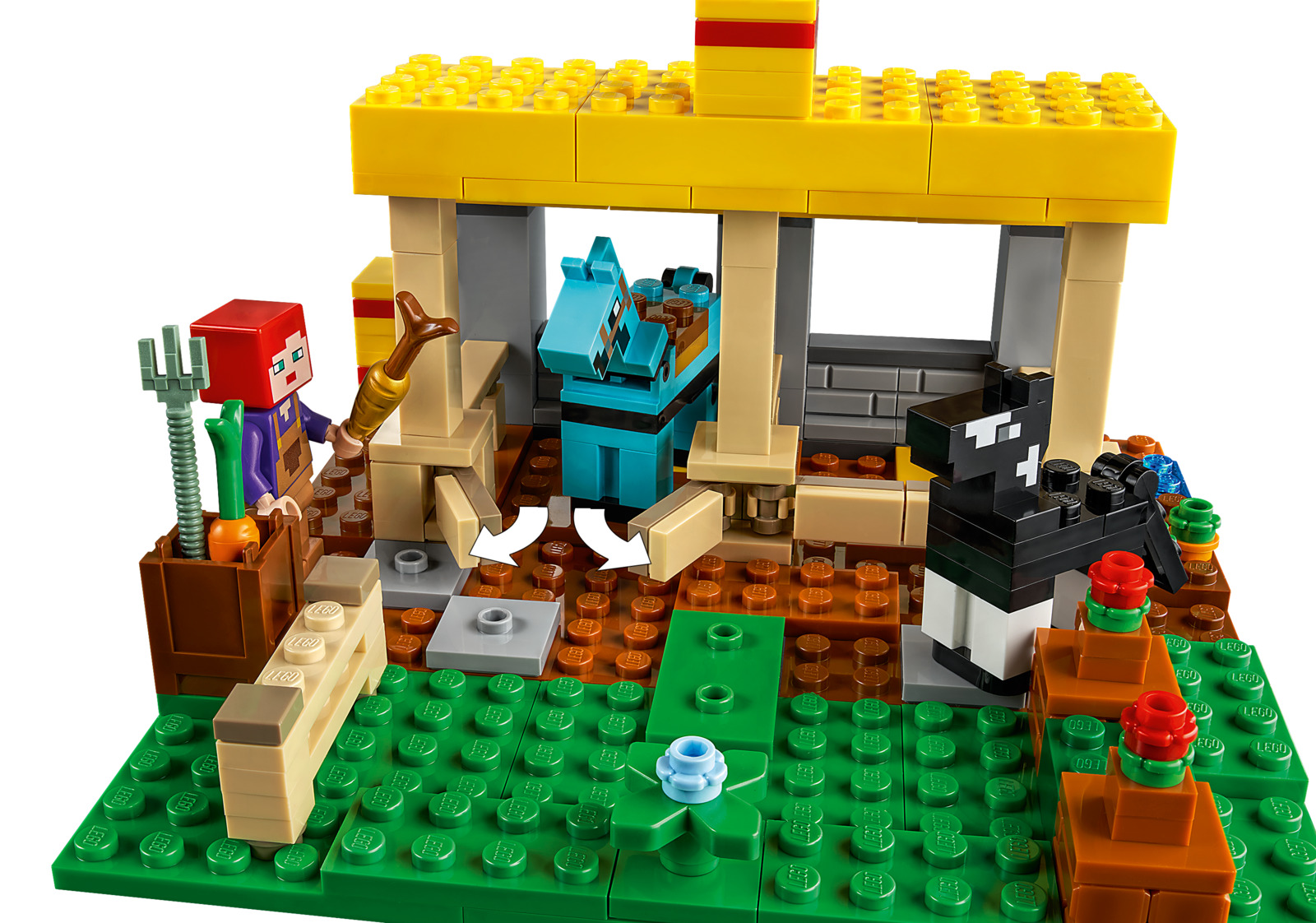 Buy LEGO Minecraft - The Horse Stable at Mighty Ape NZ