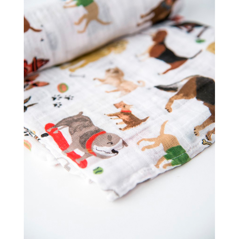 Buy Little Unicorn: Single Cotton Muslin Swaddle - Woof at Mighty Ape NZ