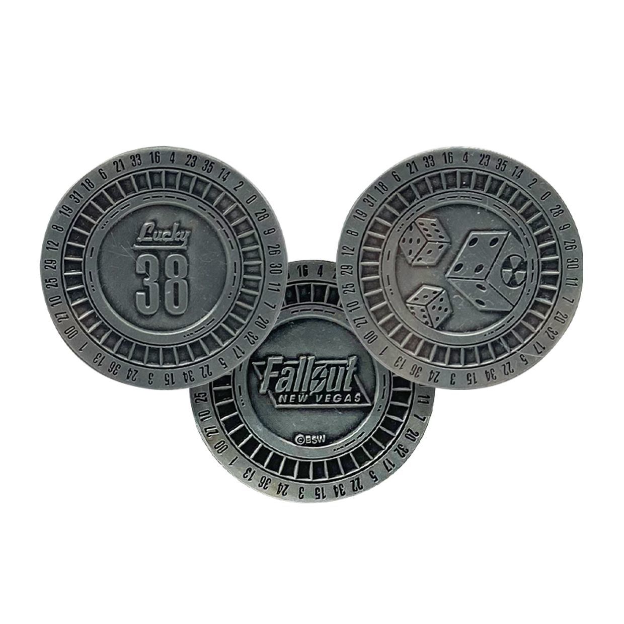 Fallout: Collectable Coin Set - New Vegas Casino Chips | at Mighty Ape NZ