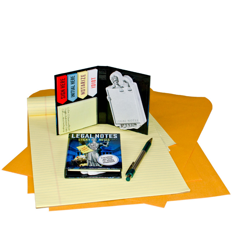 Buy Unemployed Philosophers Guild - Legal Notes Sticky Notes at Mighty ...