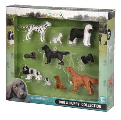 Buy CollectA Gift Set - Dogs and Puppies 10 Piece Box Set at Mighty Ape NZ