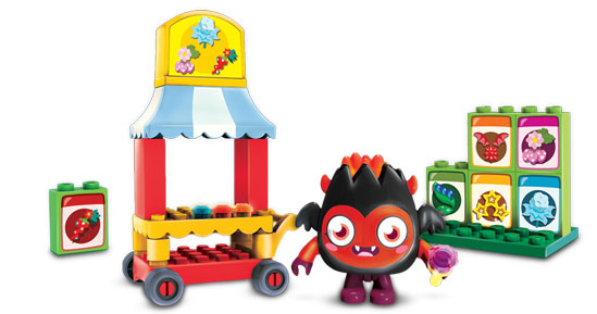 Mega Bloks Moshi Monsters - Buildable Seed Cart Playset Images at ...