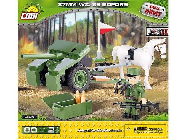 Buy Cobi: World War 2 - 37 mm wz. 36 Bofors at Mighty Ape NZ