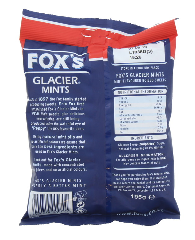 Fox's: Glacier Mints 130g (12 Pack) | at Mighty Ape NZ