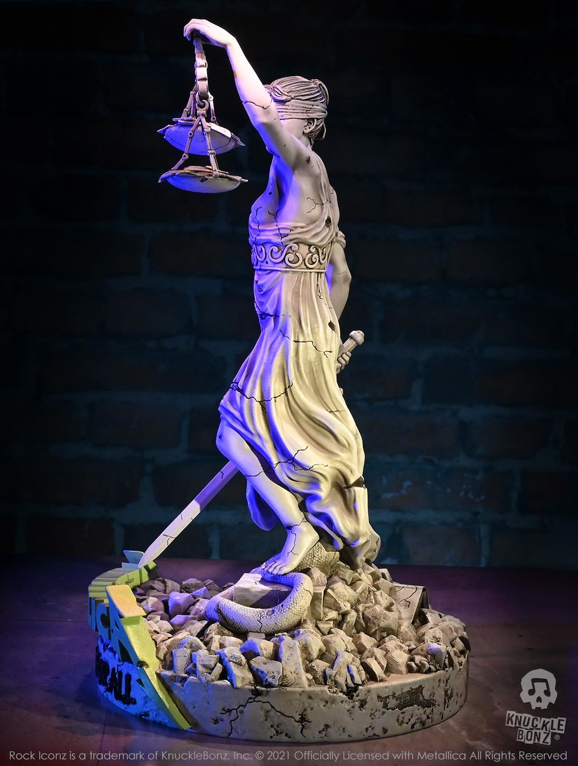 Metallica (Lady Justice) - On Tour Statue | at Mighty Ape NZ