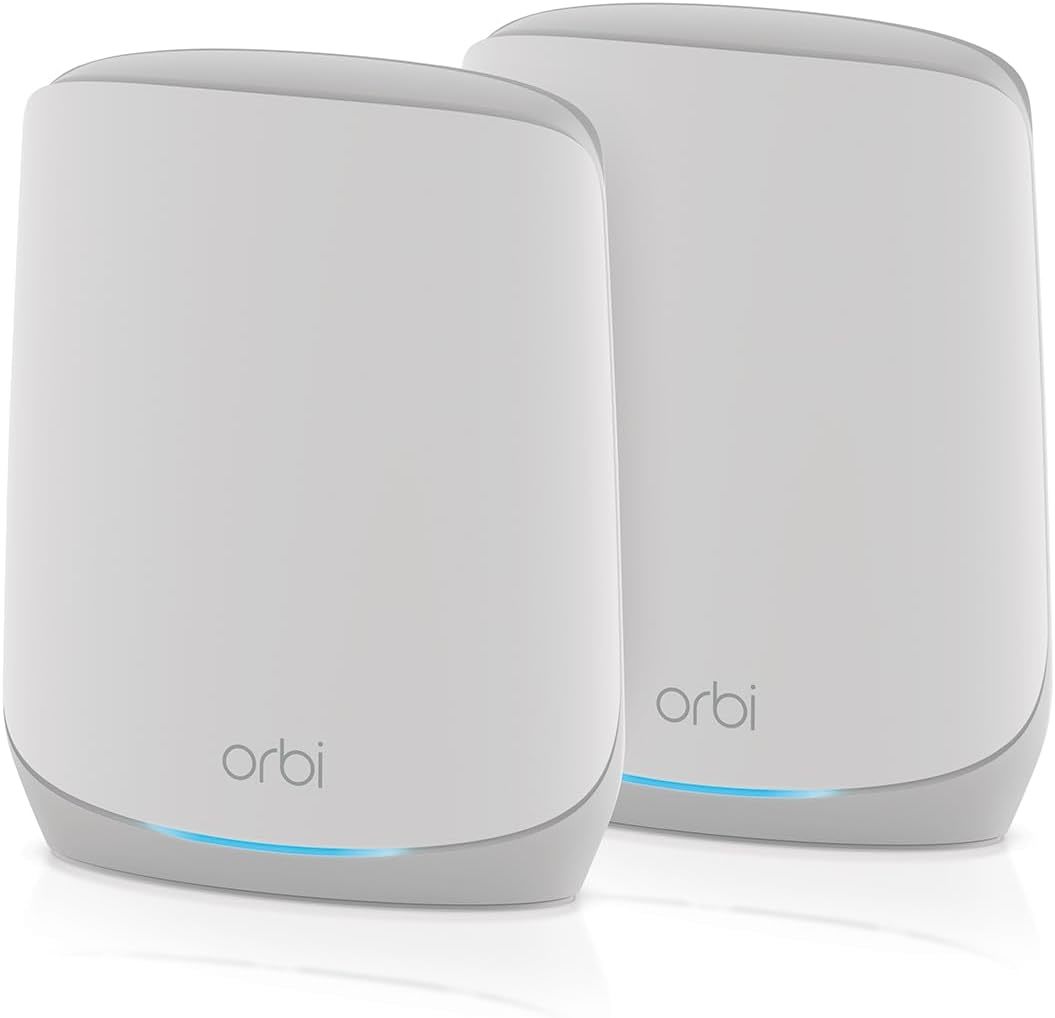 Netgear Orbi AX5400 Tri-band WiFi 6 Mesh System (Router + 1 Satellite ...