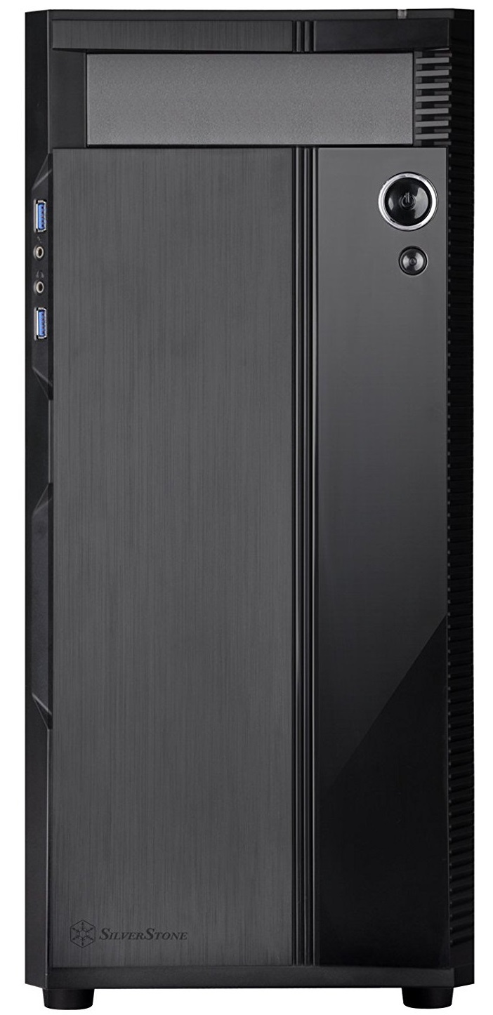 Silverstone Precision Series PS14 Gaming Chassis - Black/Windowed | at ...