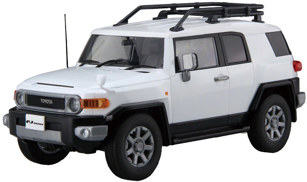 1/24 Toyota FJ Cruiser (White) - Model Kit | at Mighty Ape NZ