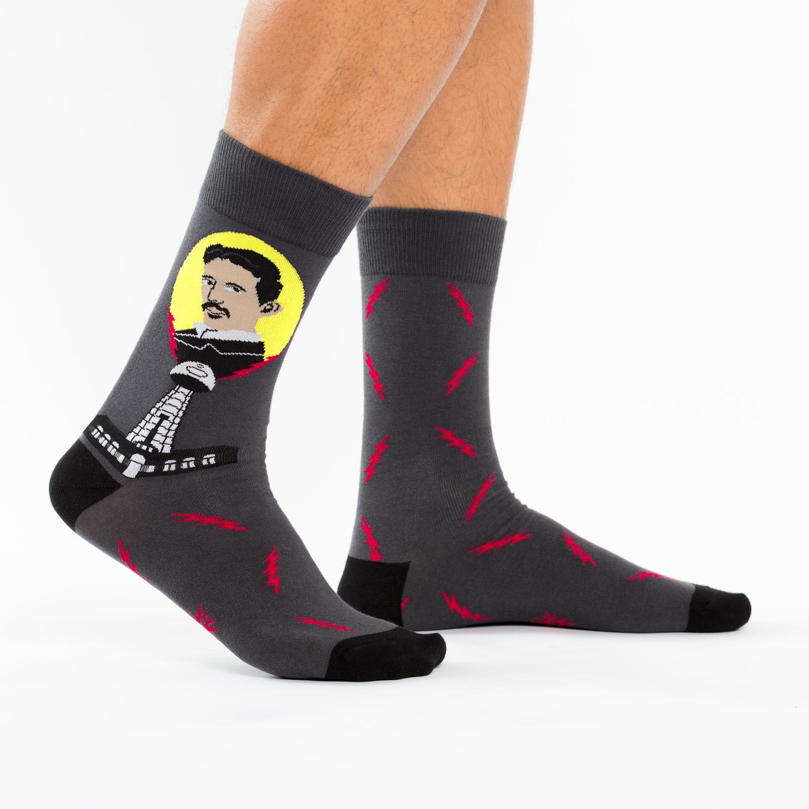 Tesla - Crew Socks | Men's | at Mighty Ape NZ