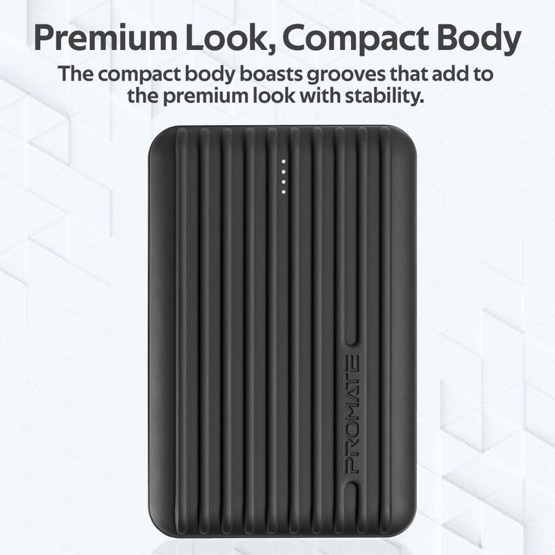 Promate: Titan-10C Ultra-Compact Rugged 10000mAh Power Bank with USB-C ...