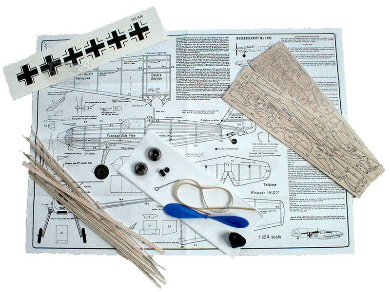 West Wings 1:24 Model Aircraft Kit - 'Wingleader' Messerschmitt ME109 ...