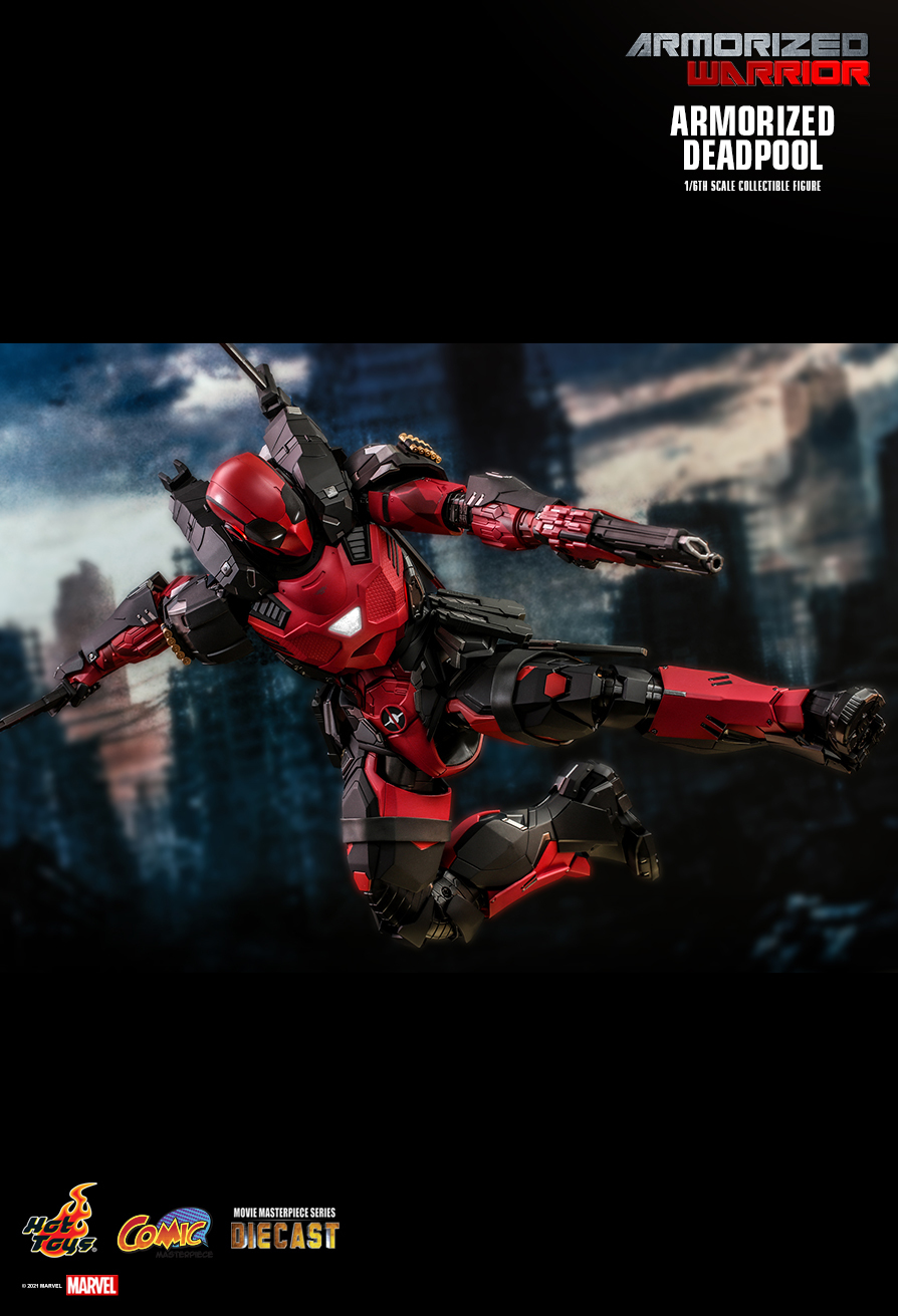 Armorized Deadpool - 12" Diecast Figure | at Mighty Ape NZ
