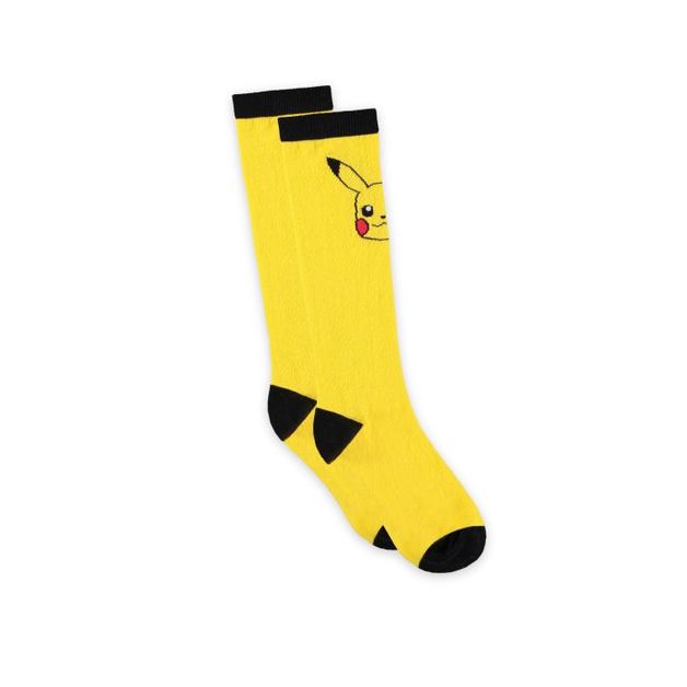 Difuzed: Pokémon - Pikachu Knee High Socks (1 Pack) (Size: 35-38 ...