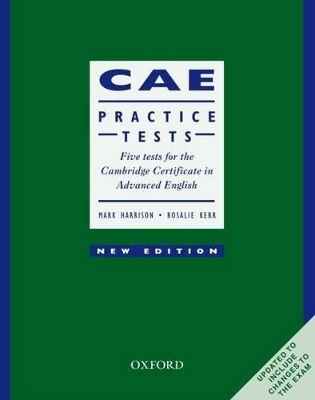 CAE Practice Tests | Mark Harrison Book | Buy Now | at Mighty Ape NZ