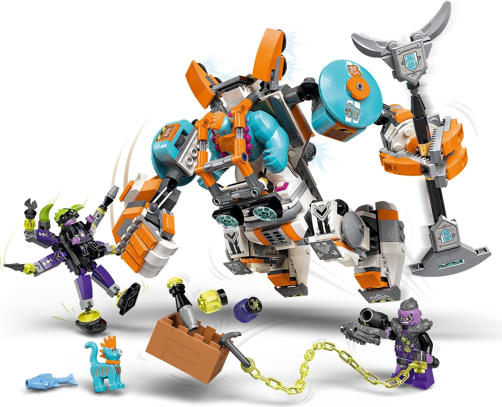 Buy LEGO: Monkie Kid - Sandy's Power Loader Mech at Mighty Ape NZ