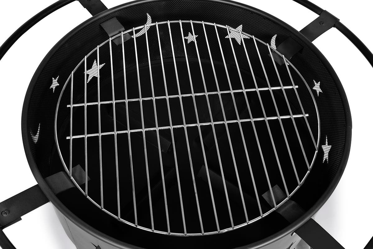 Buy Cookmaster 2-in-1 Outdoor Steel Fire Pit Bowl BBQ Grill at Mighty ...