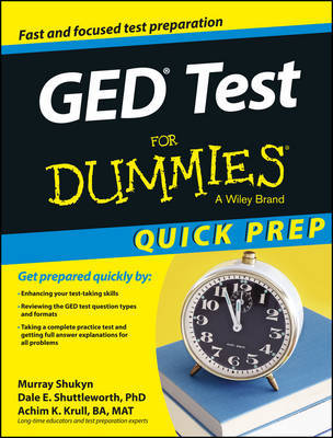 Ged Test for Dummies, Quick Prep Edition | Murray Shukyn Book | Buy Now ...