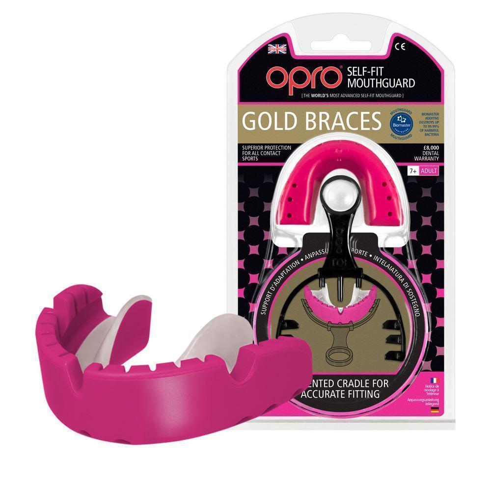 Buy Opro Ortho Gold Mouthguard (Pink) at Mighty Ape NZ