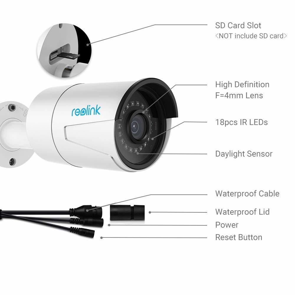 Reolink: 5MP POE Bullet Camera - Built-in Mic | at Mighty Ape NZ
