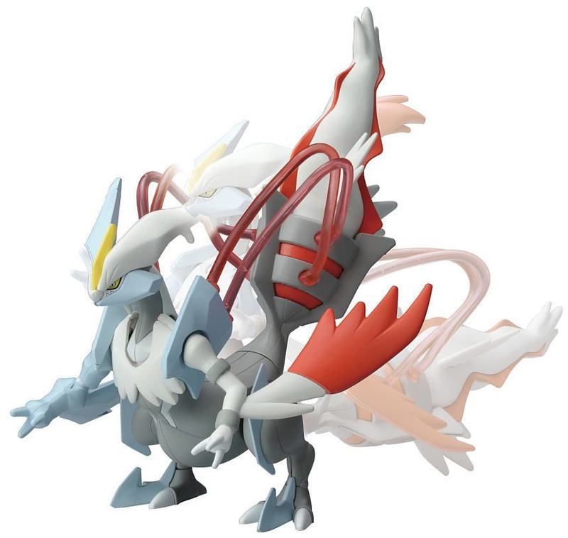 Pokemon Plamo Collection No.27 & No.28 Black Kyurem & White Kyurem ...